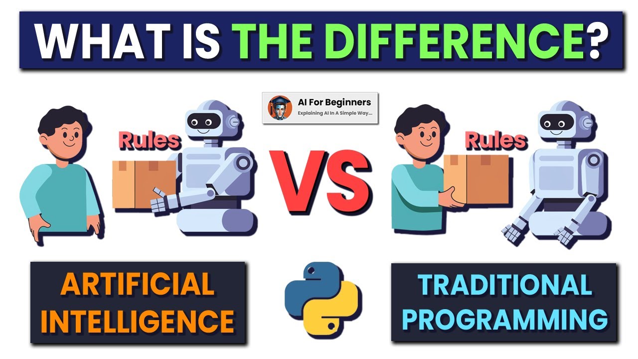 How is Artificial Intelligence different from Traditional Programming?