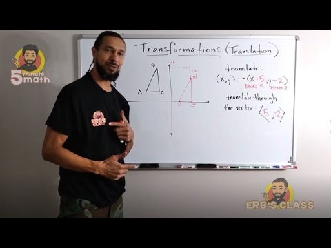 5 Minute Math: Geometry - Transformations: Translation ("Slide/Move")