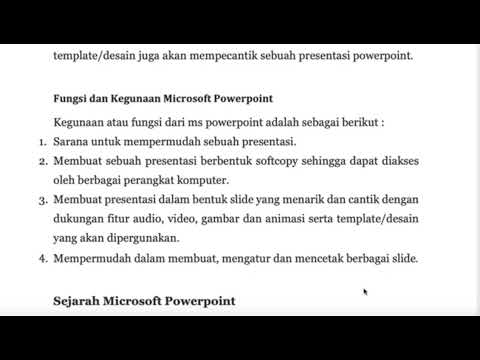 pengertian dan fungsi PowerPoint