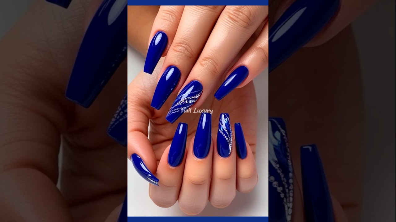 WHICH BLUE 💙 NAILS ARE YOUR FAVORITE 😲...//NAIL ART DESIGNS#simplenails #nailartdesigns