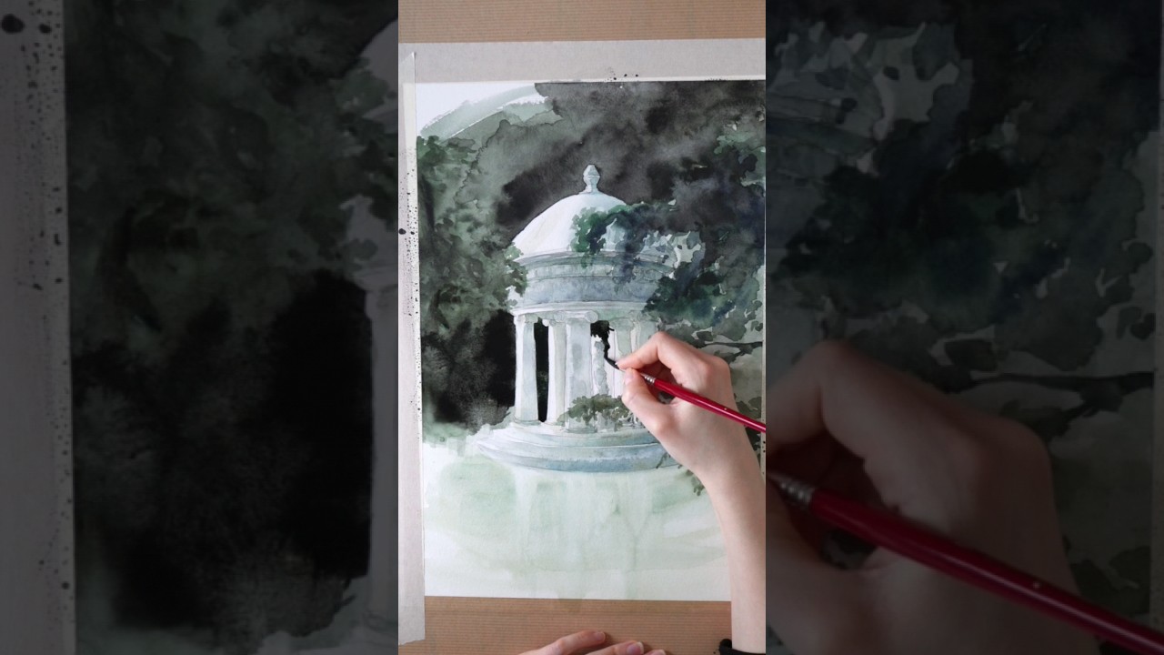 Pintando #acuarelas #pintores #arte