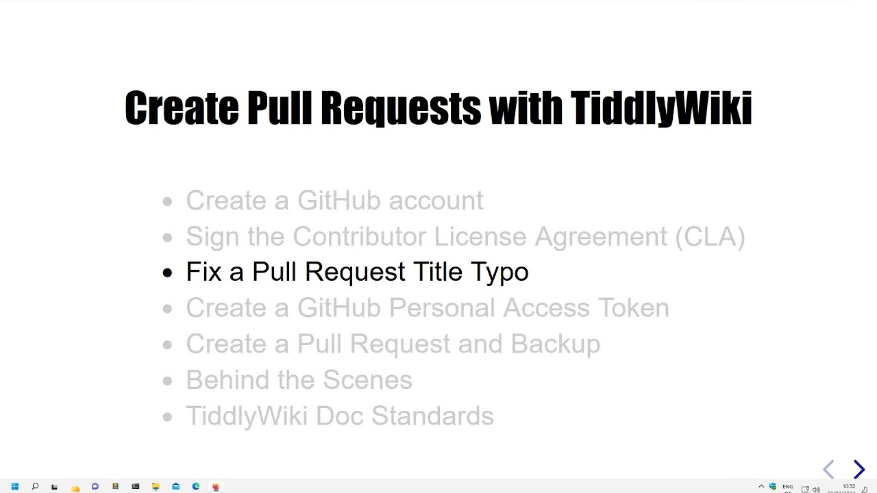 03 Change GitHub Pull Request Title