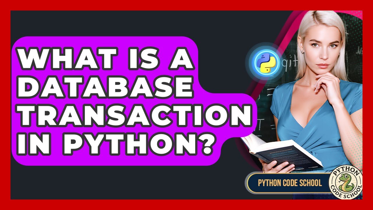 What Is A Database Transaction In Python? - Python Code School