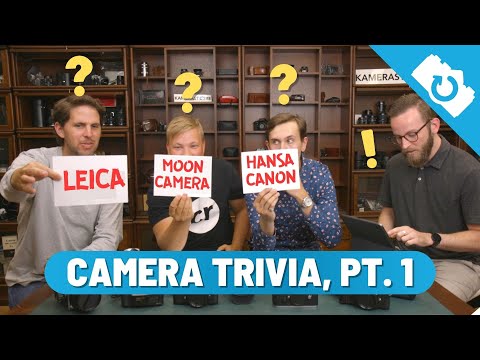 Film Camera Trivia: Part 1 w/ @NicosPhotographyShow , @CameraRescue, and @Cameraville