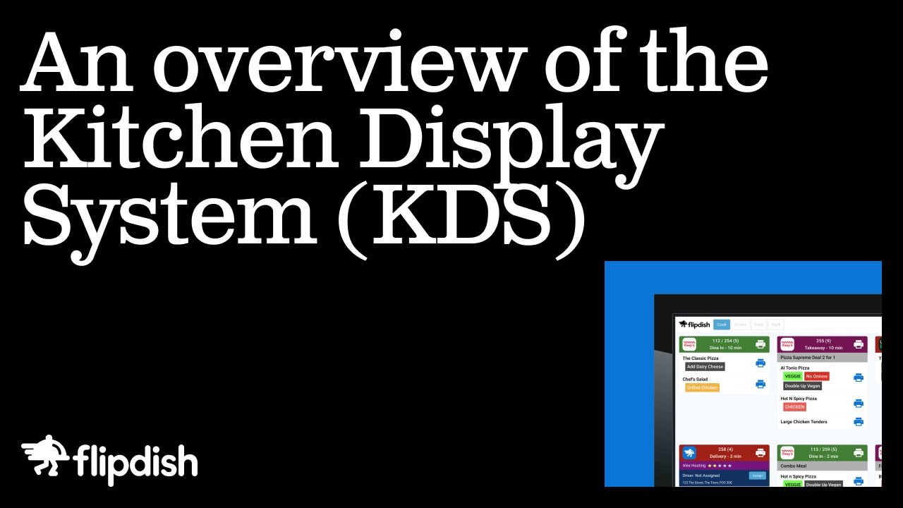 An overview of the Kitchen Display System (KDS) - Flipdish POS