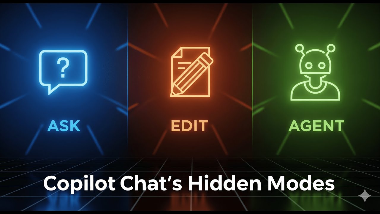 GitHub Copilot Chat: Master Ask, Edit, & Agent Modes in VS Code!