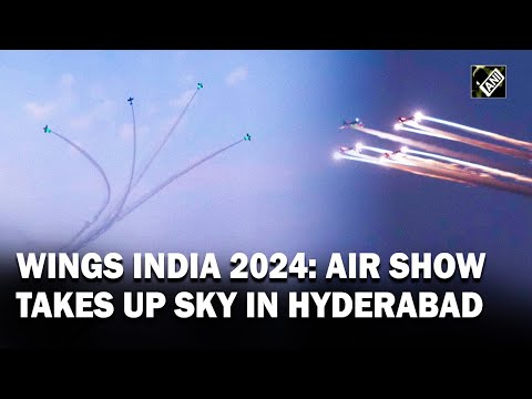 Wings India 2024: Airshow organised at Begumpet Airport in Hyderabad
