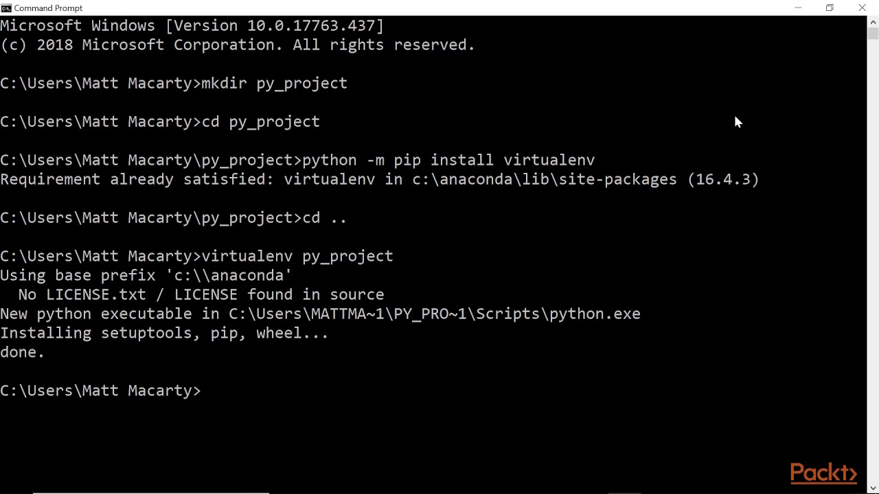 Real World Projects in Python 3.x : Setting Up the Environment | packtpub.com