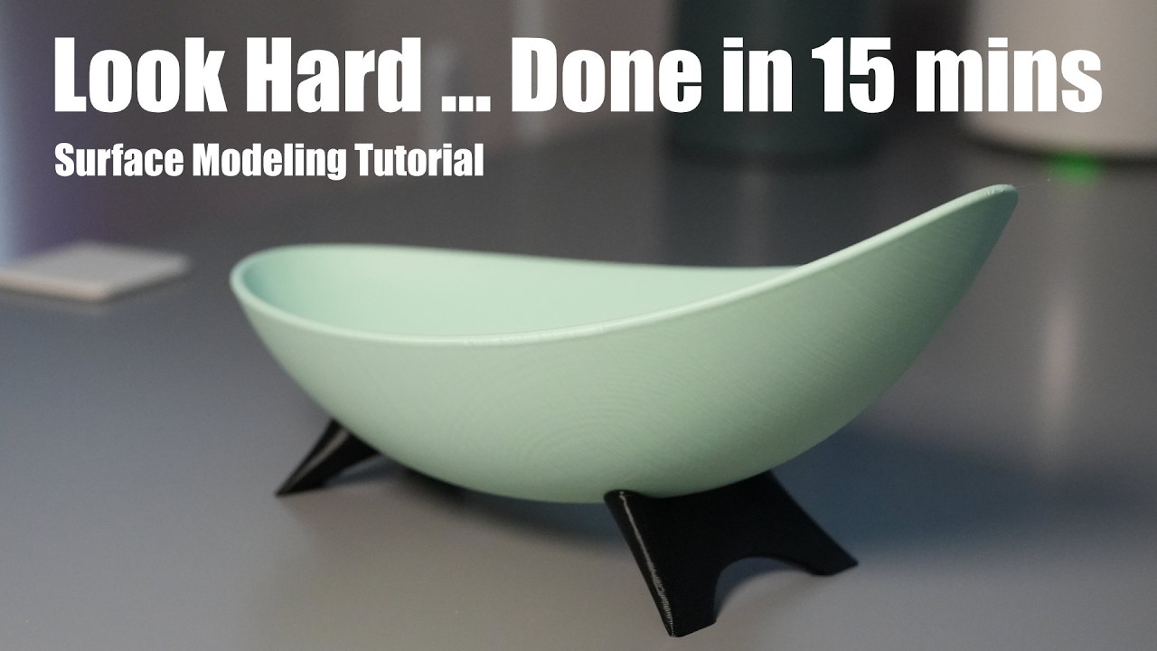 Surface Modeling in CAD – Learn to Model Any Shape
