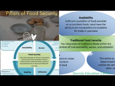 Here are the 4 Pillars of Food Security