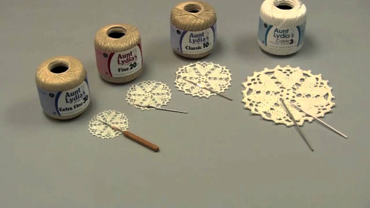 Crochet Thread Basics with Aunt Lydia's