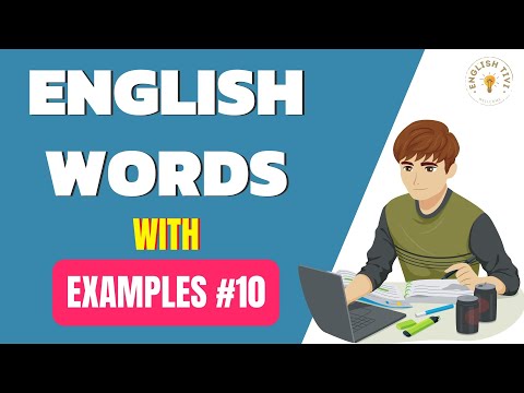 English Words With Examples | English Vocabulary Words with Meaning | Lesson 10 ✔