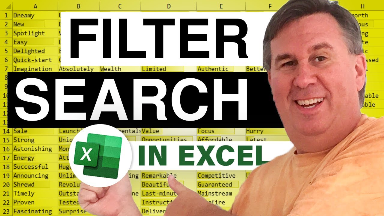Excel Rev Up - Filter Search: Podcast #1321 | MrExcel Message Board