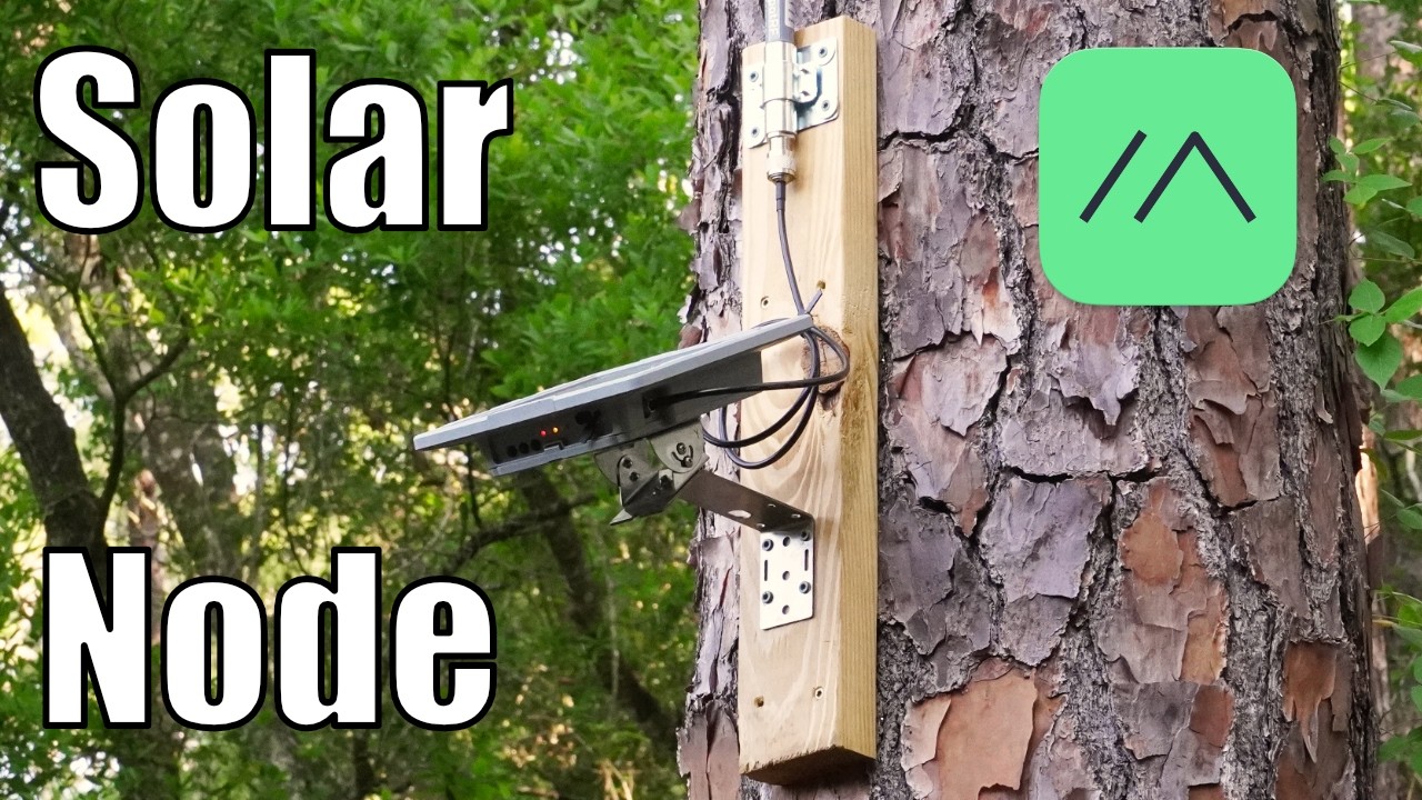 Meshtastic Off-Grid Solar Node: Unboxing, Installation (tree) & Test