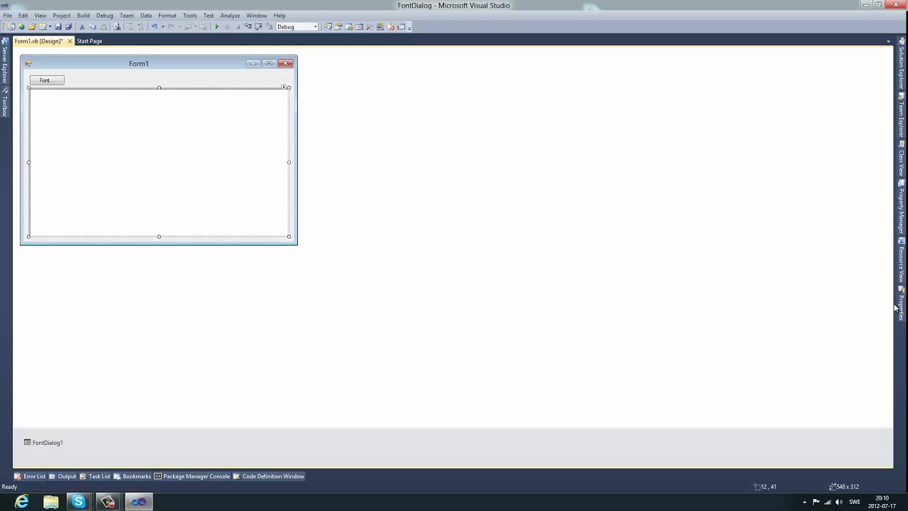 Visual Basic Tutorial #22 - Using the FontDialog