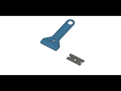 Razorblade Handle / Scraper Tool by TueftelTyp - Thingiverse