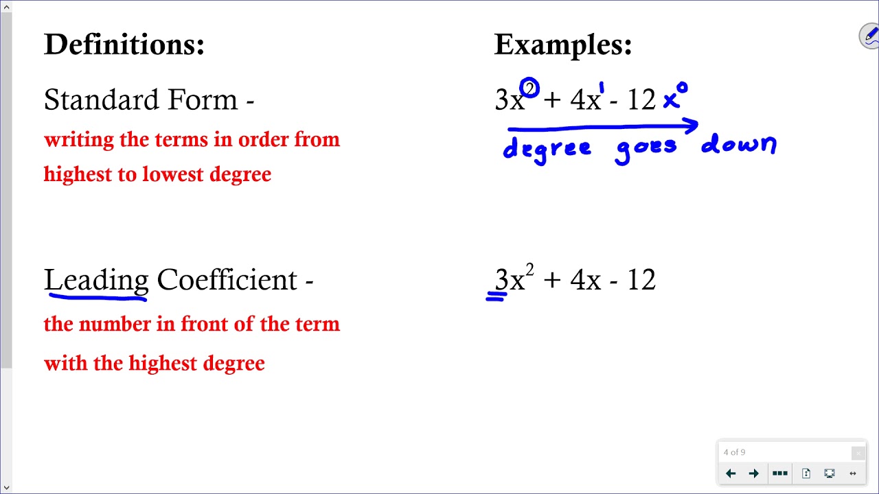 Classifying Polynomials