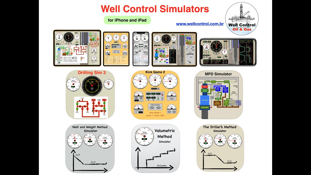 Well Control Simulators for iPhone and iPad