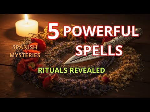⚠️ UNVEILING 5 SPANISH SPELLS: PRACTICAL POWERS AND RITUALS !