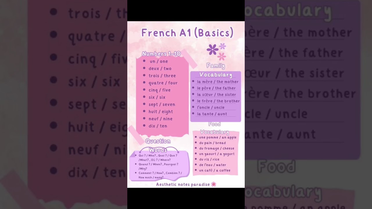 French A1 Course: Essential Beginners' Lessons for Quick Learning फ्रेंच भाषा सीखें जल्दी: A1 लेवल