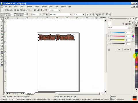 Text Design | CorelDRAW TUTORIALs