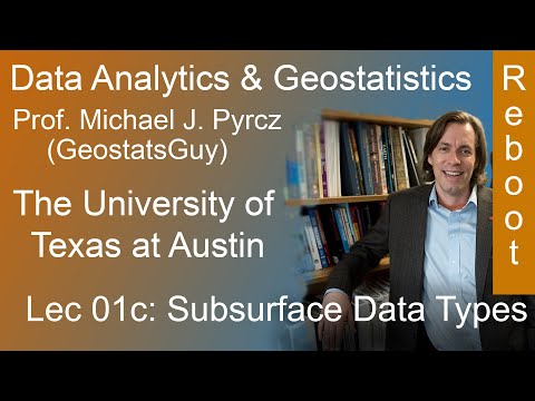 1c Data Analytics: Subsurface Data Types