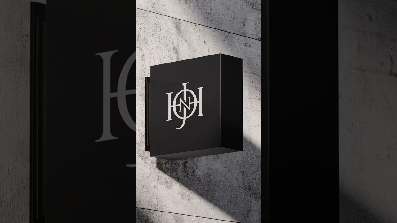 JHON Logo Design💫  #icon #modernlogo #logo #design #minimalistlogo #combinationlogo #modernlogo