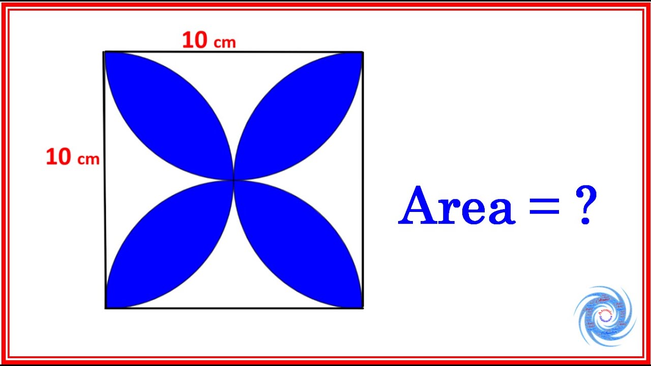 Find the area of the shaded region || Geometry