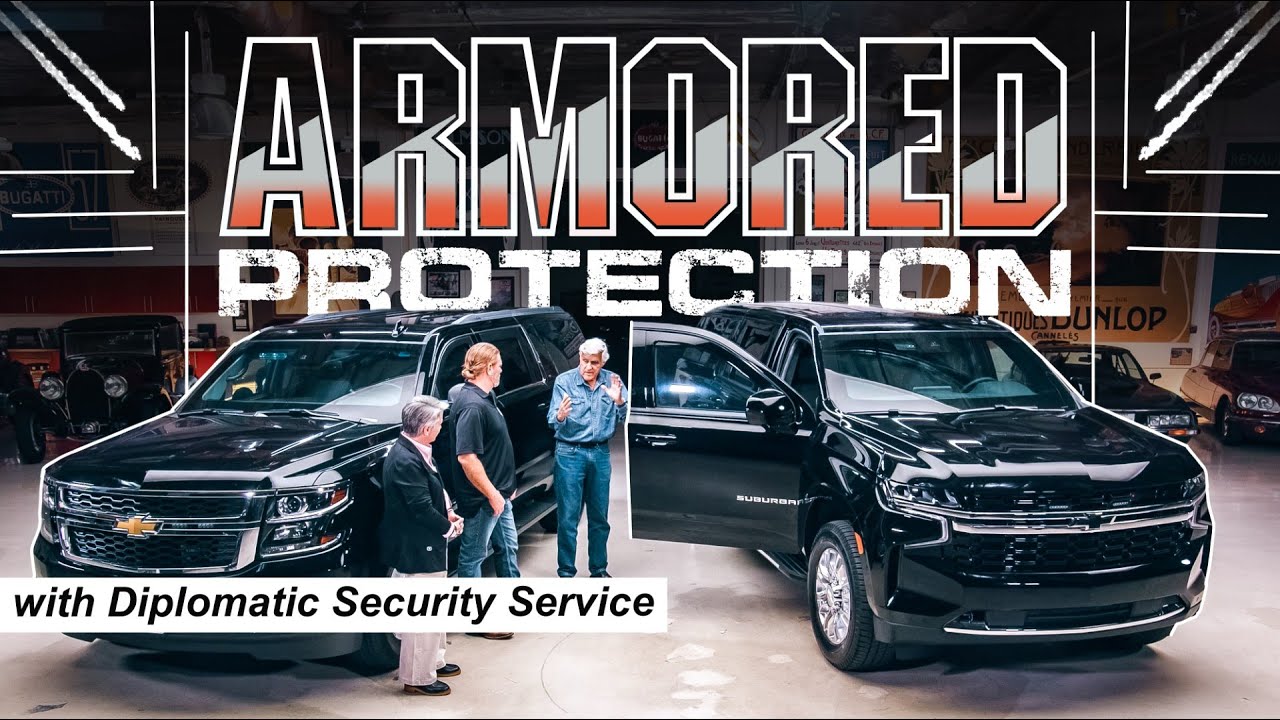 Jay Leno Drives the Armored Chevy Suburban, It Almost Acts Like a ...