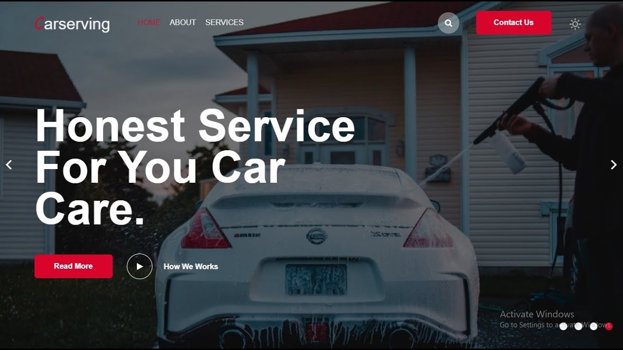 Free Auto and Transportation Website Template  With Source Code || Source Coder || HTML CSS Projects