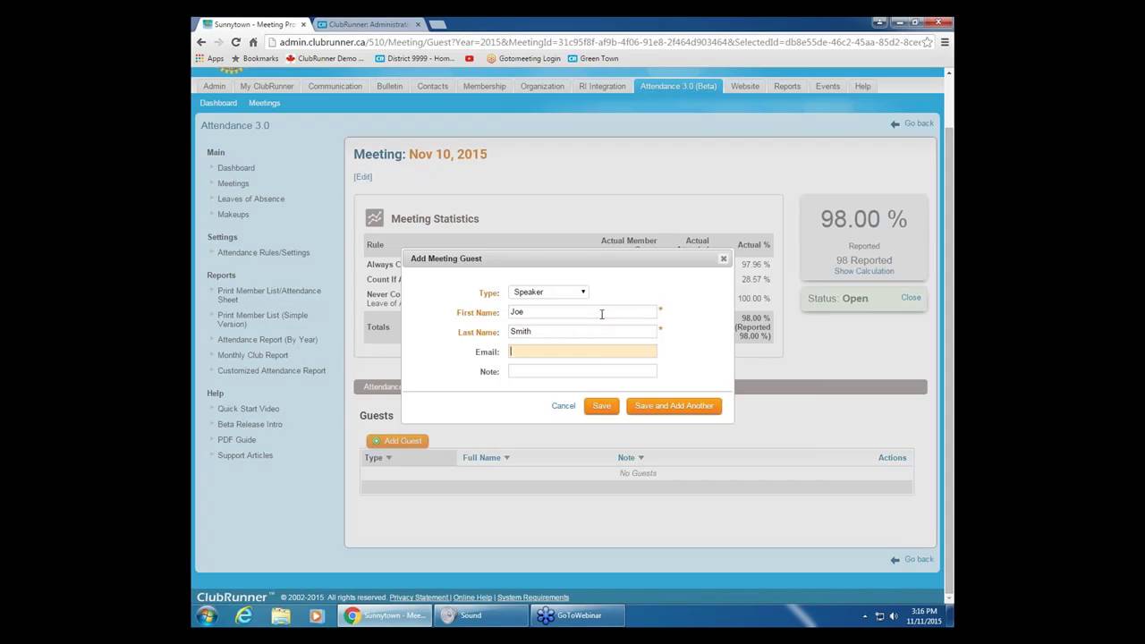 Attendance + Dues & Billing Webinar