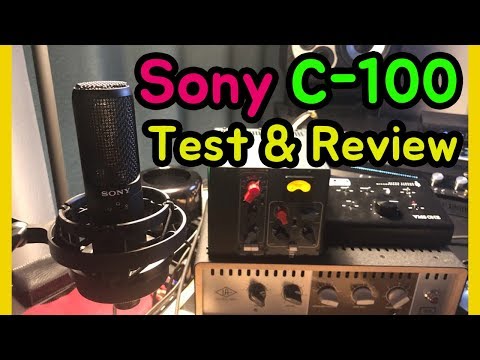 Sony C100 Microphone Test & Review (No Talking)