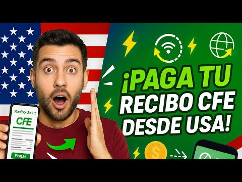 Tutorial: Como Pagar tu recibo de Luz CFE desde Estados Unidos en segundos!