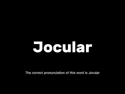 How to Pronounce Jocular Correctly | English Pronunciation Guide