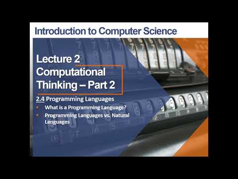 Intro to CS Programming | LECT 2 4 Programming Languages | in Arabic - الورشه
