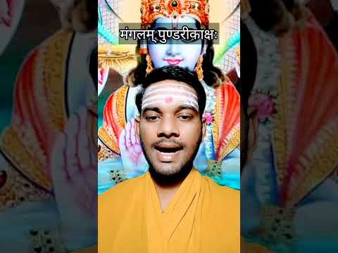Vishnu Mantra । मंगलम भगवान विष्णु #mahadev #sanatanshorts #bhajanmarg