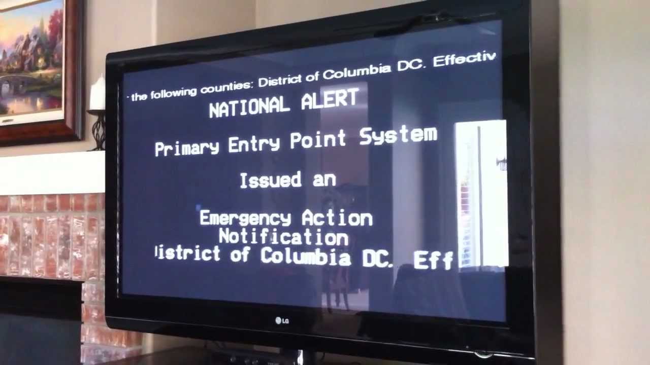 Television: Emergency Action Notification (EAS #4)