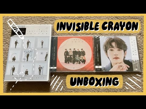 Unboxing Golden Child's 3rd Japanese Single Album 'Invisible Crayon' | 3 Versions