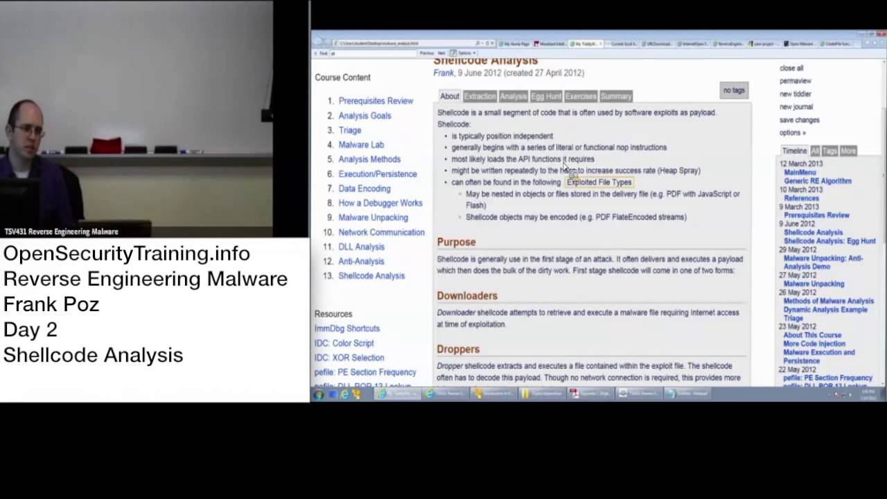 Reverse Engineering Malware Day 2 Part 7: Shellcode Analysis