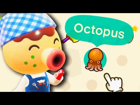 When You Give Zucker an OCTOPUS in Animal Crossing