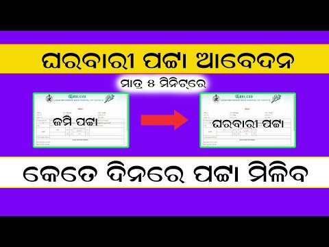 ଘରବାରି ପଟା ଆବେଦନ || Government of odisha lunch new scheme