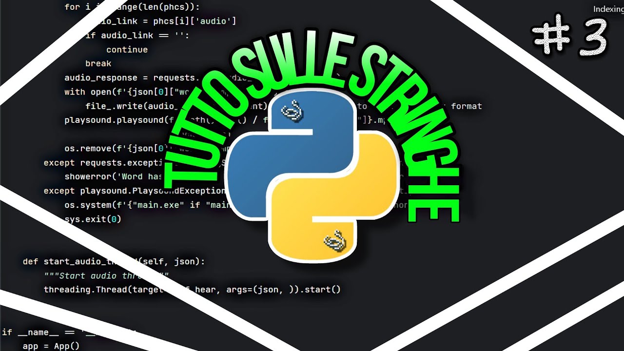 Python from Scratch: All About Strings - Python Tutorial ITA