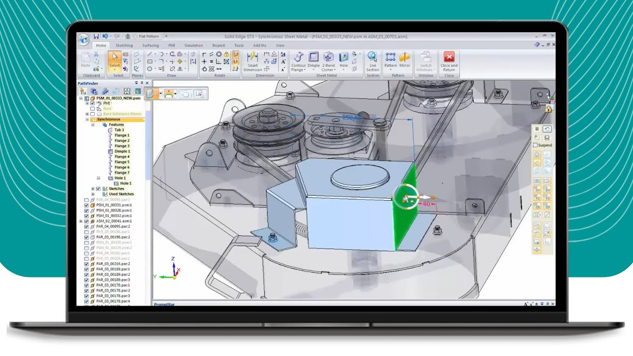 How to Use Sheet Metal Features in Solid Edge? - Tutorial - PROLIM Lunchbyte