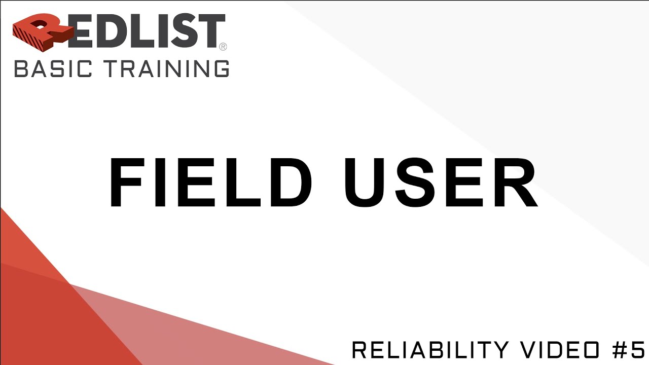 Reliability Field User