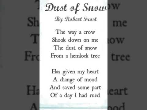 Dust of snow|| Class 10 ||CBSE||Complete explanation||poetic device||Rhyme Scheme