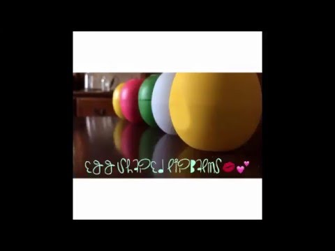 Egg-Shaped Lipbalms