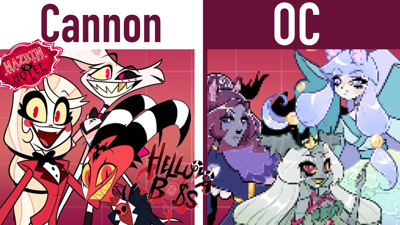 Drawing HAZBIN HOTEL/HELLUVA BOSS OCs for my Subscribers
