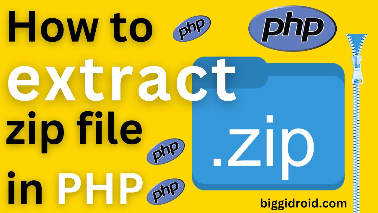 How to extract zip or make a zip file in php