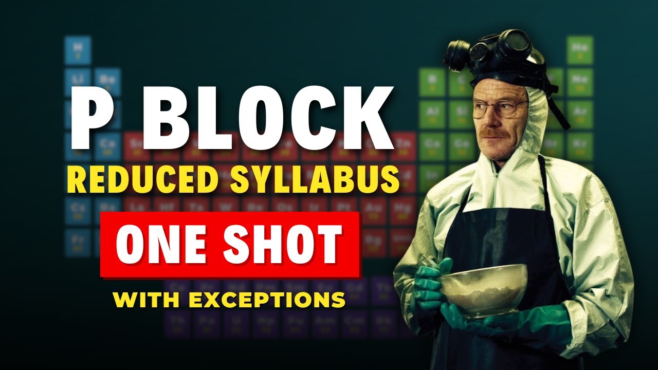 P Block in One Shot for JEE Mains 2024 | All Exceptions !