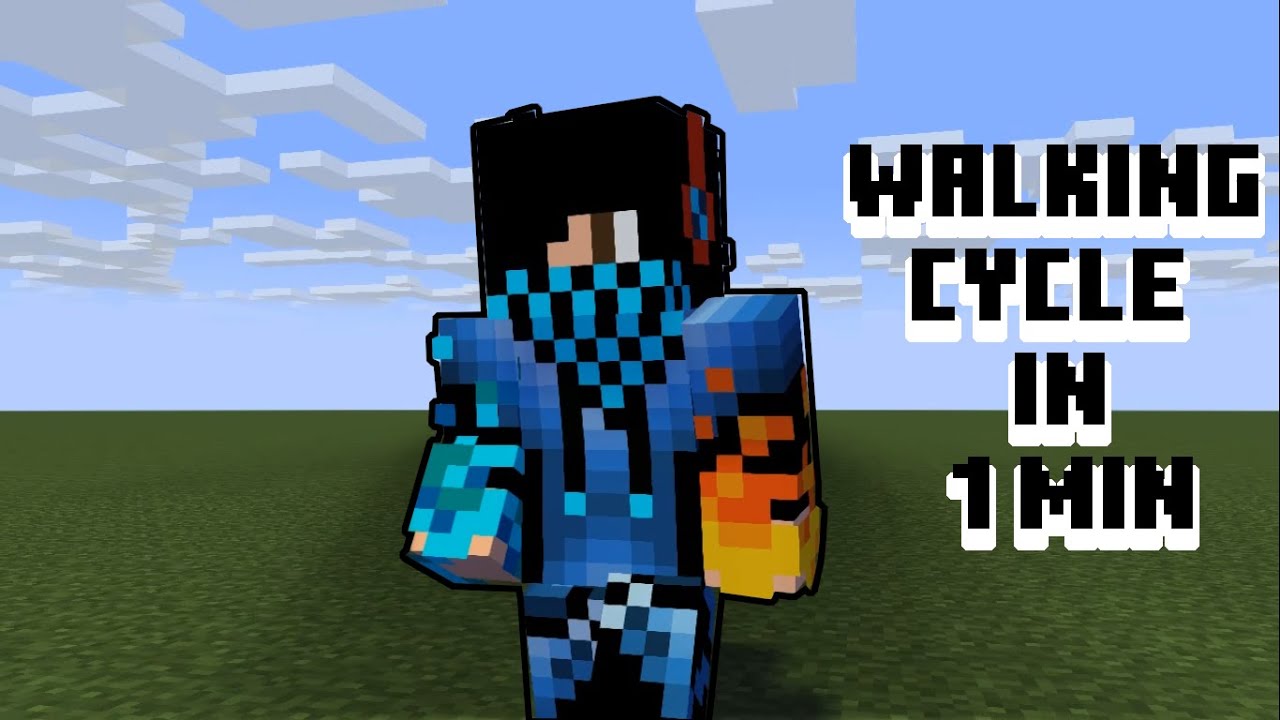 How to make a simple walk cycle in 1 minutes | Mine Imator | Botmob Tutorial